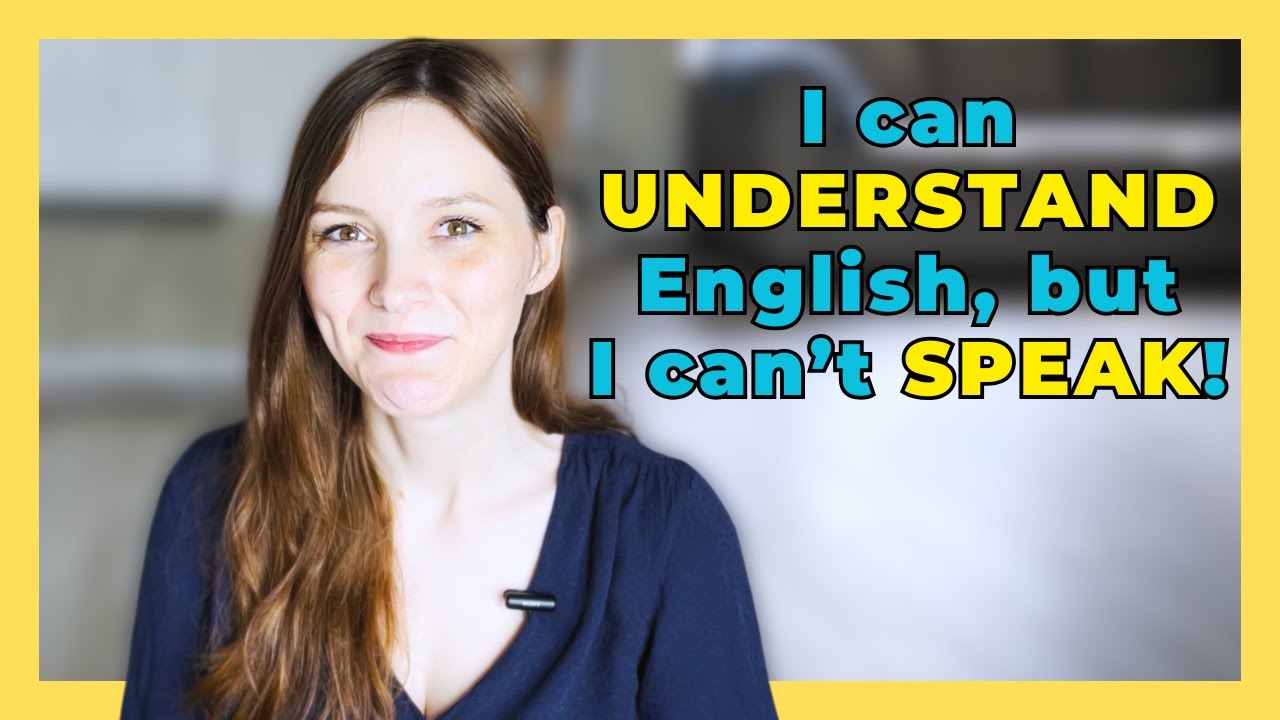 How to go from understanding English to SPEAKING English - YouTube