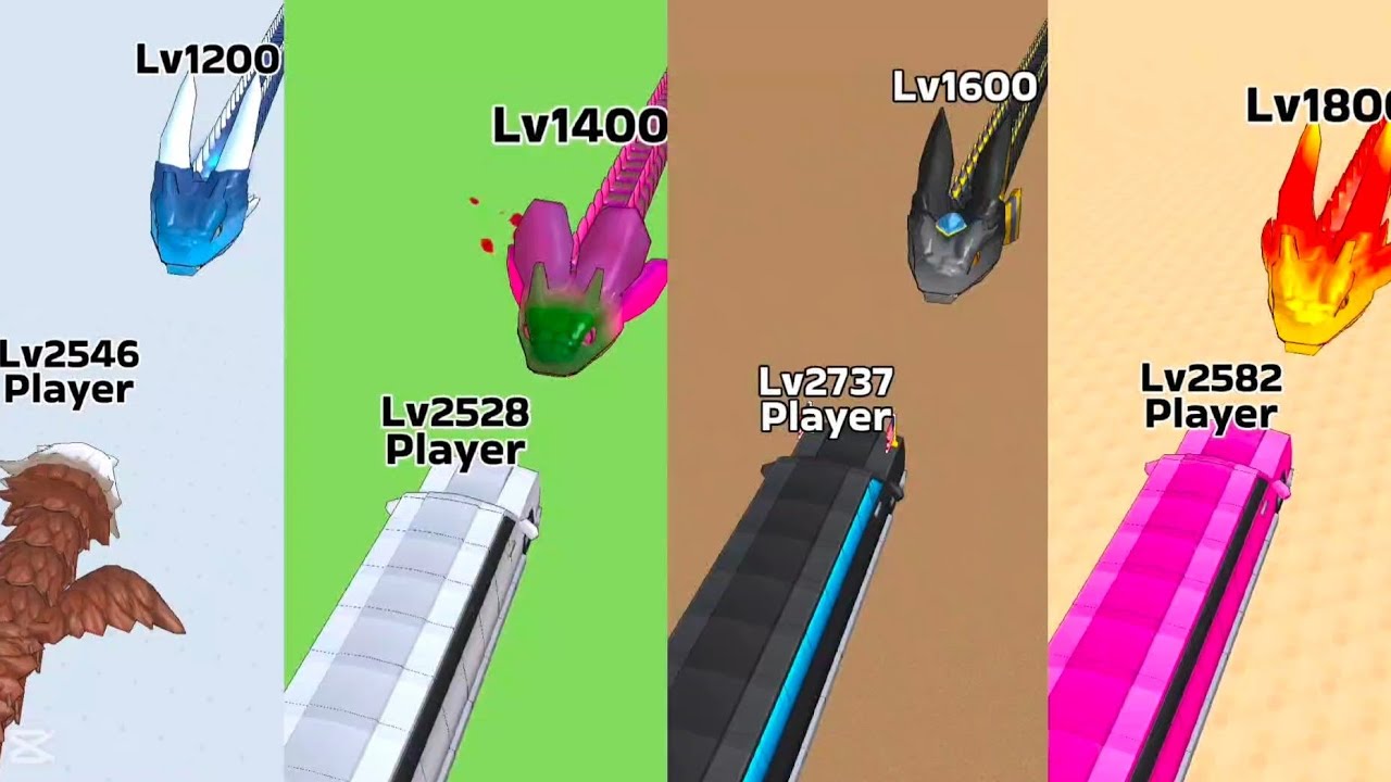 snake clash! All VIP Snakes fight the bosses Level 1200 to Level 2000 ...