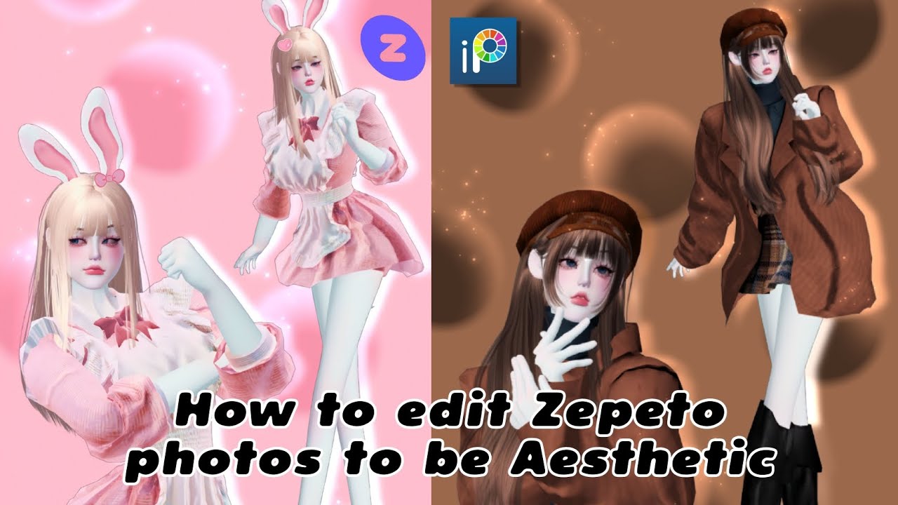 cara edit foto zepeto aesthetic - YouTube