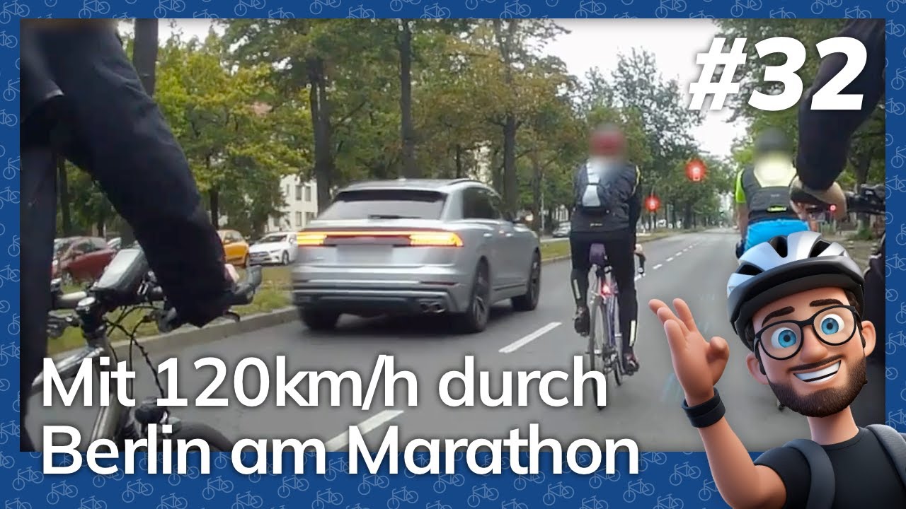 Mit 120km/h durch Berlin am Marathon – Dashcam (Berlin Cycling Diary ...