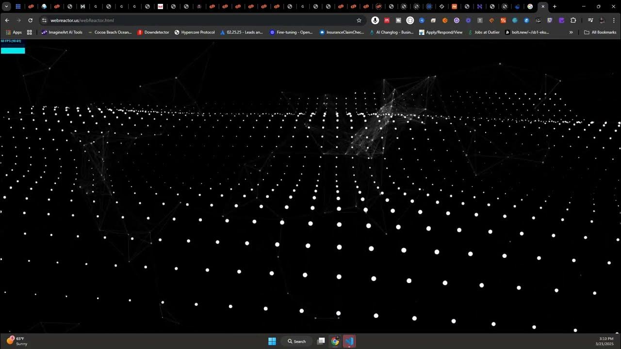Three.JS Background Loop for WebReactor.us - YouTube
