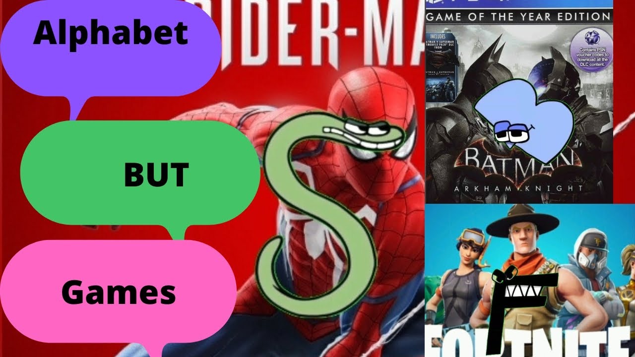 Alphabet lore but games - YouTube