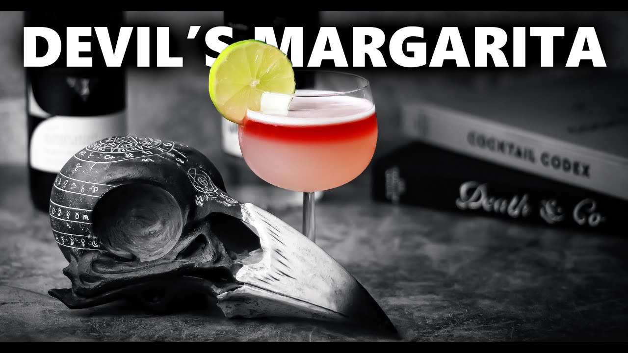 The Devil's Margarita An Easy Layered Halloween Cocktail - YouTube