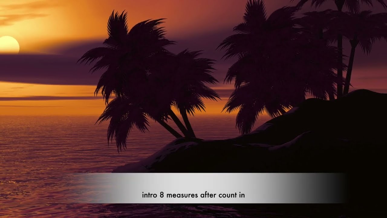 Key Largo (Benny Carter) Backing track + music sheet - YouTube