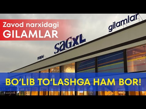 Toshkentdagi SAG gilam do'konni. Dunyoda 3 - o'rinda turadigan O'zbek ...