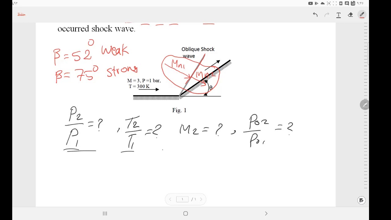 Examples 1 2 of OBLIQUE shock wave - YouTube