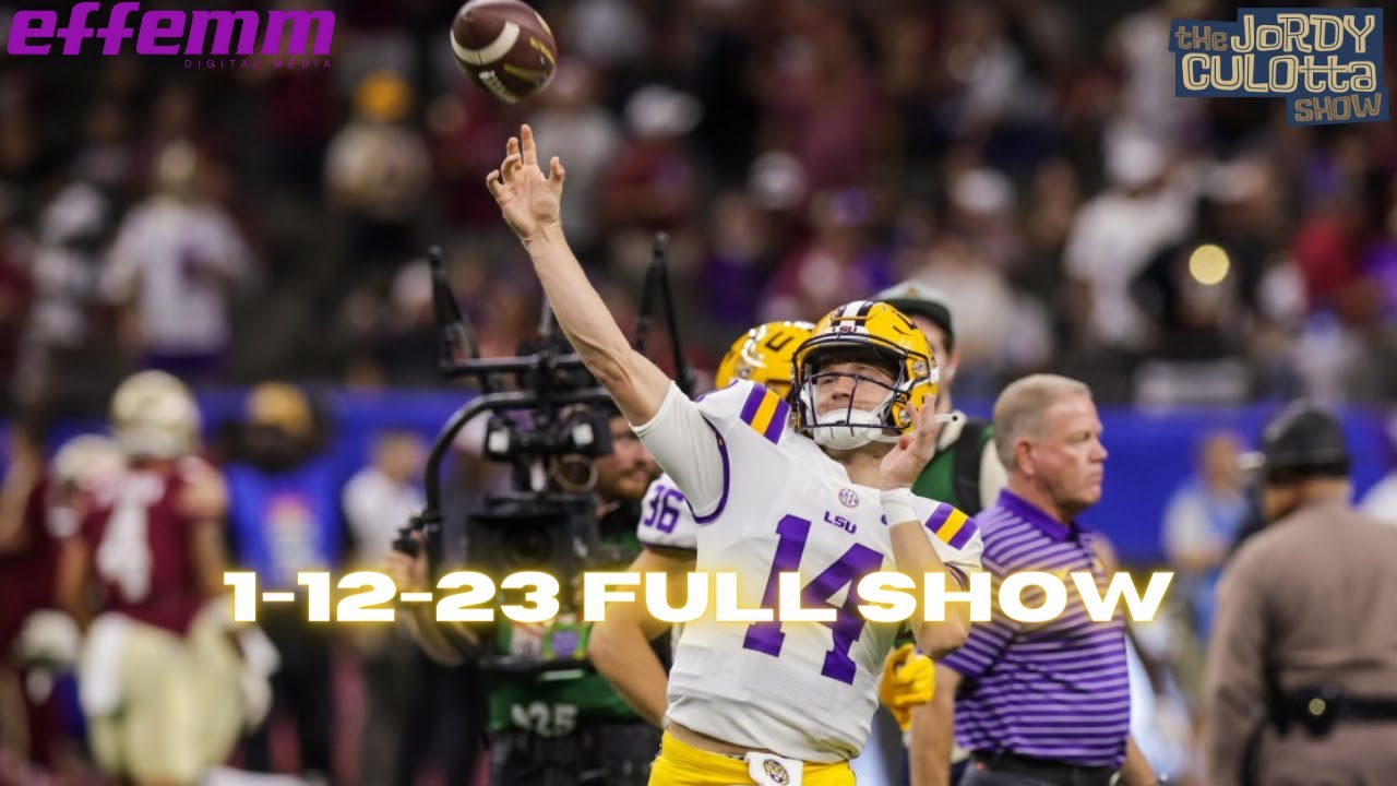 The Jordy Culotta Show | QB Walker Howard LEAVING LSU | CFB Season ...
