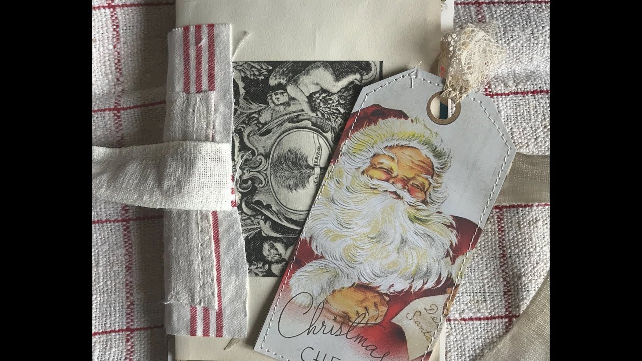 Tutorial | Idea 6 for Christmas | Fun and easy junk journal PART 1 ...