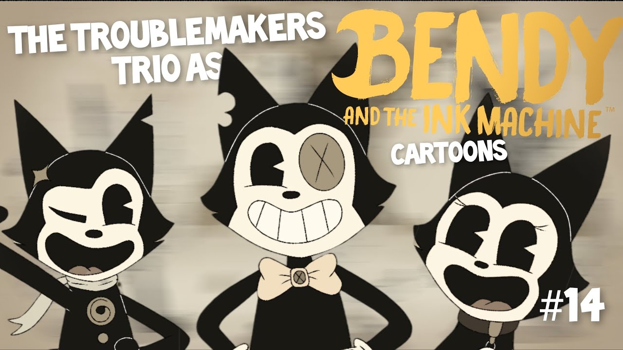 Time-lapse - The Troublemakers Trio as old styled Cartoons - YouTube