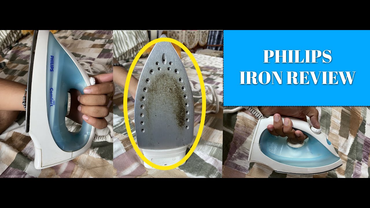 Philips comfort 1000 steam iron review in hindi || steam iron review ...