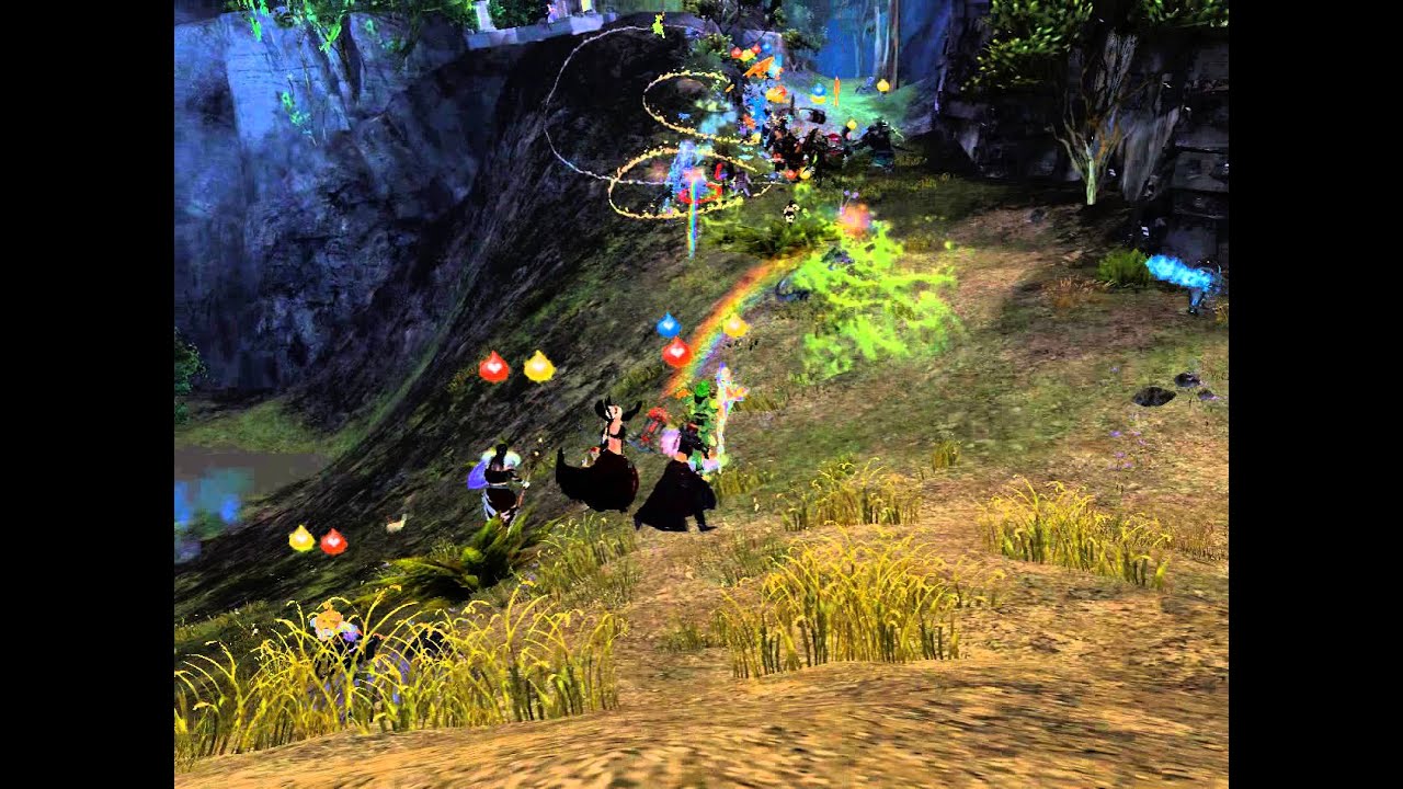 GW2 [ATT] anniversary triple worm run, crimson perspective - YouTube