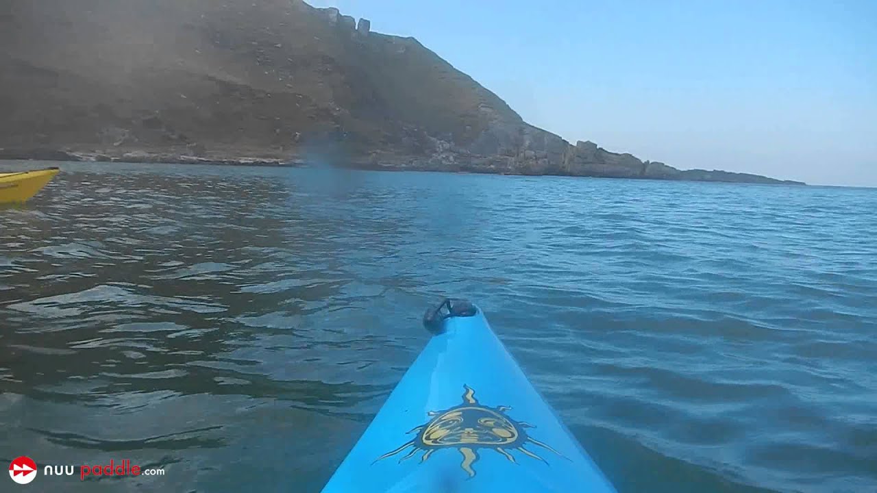 Sea kayaking west from Shroove, Donegal - YouTube