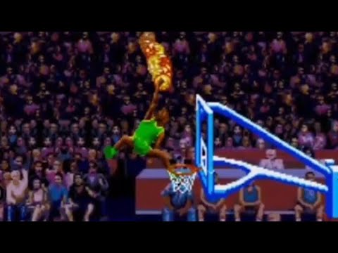NBA JAM TOURNAMENT EDITION ALL DUNKS SHAW KEMP - YouTube