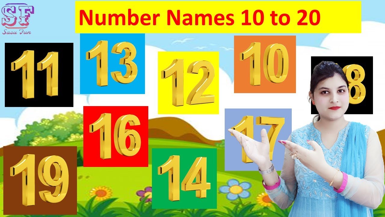 Counting Numbers 1 to 20 in English | Numbers song for kids | Counting ...