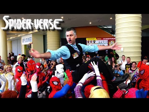 Spider-Man: Over 1 Hour of SPIDER-VERSE Comic Con Mayhem! Real Life ...
