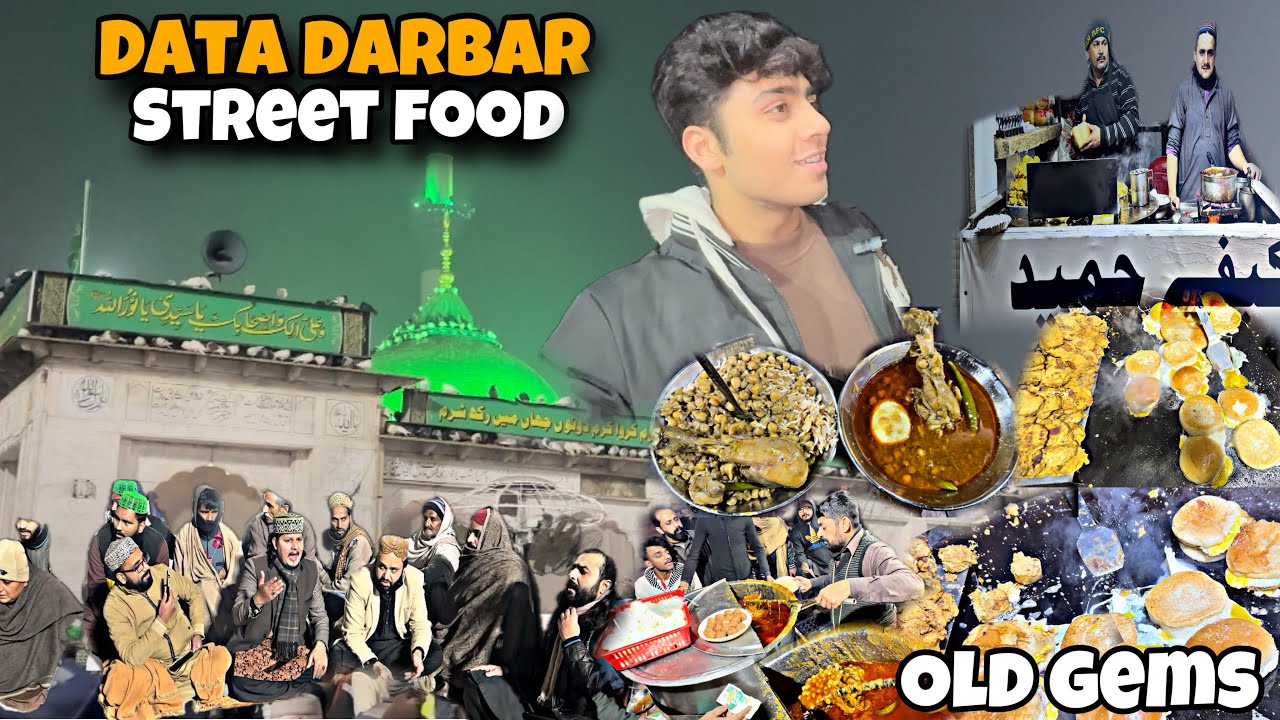 HUGE DATA DARBAR STREET FOOD IN LAHORE - HIDDEN FOOD GEMS - CAFE HAMEED ...