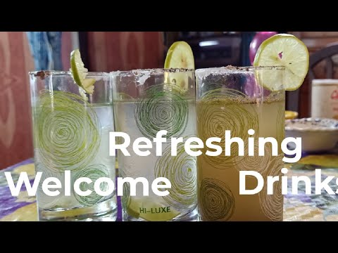 3 Refreshing Welcome Drink - YouTube