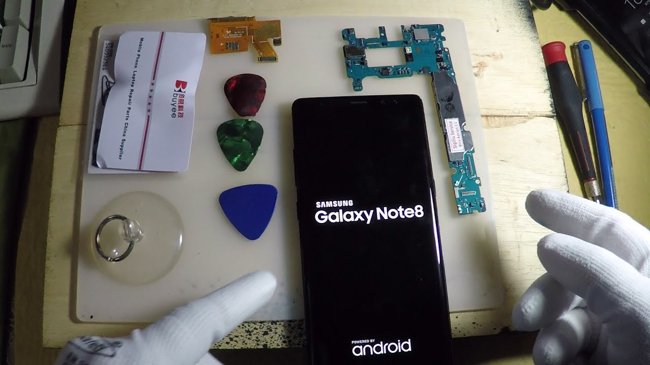 Samsung Galaxy Note 8 N950X Demo habilitado red gsm con placa base ...
