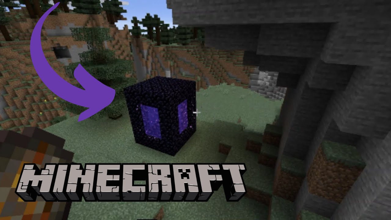 CUBE NETHER PORTAL in Minecraft - YouTube