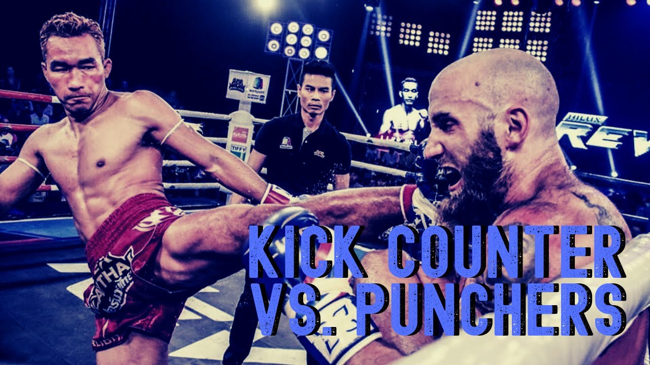 Muay Thai Kick Counter Against Punchers | How To Counter A Puncher ...