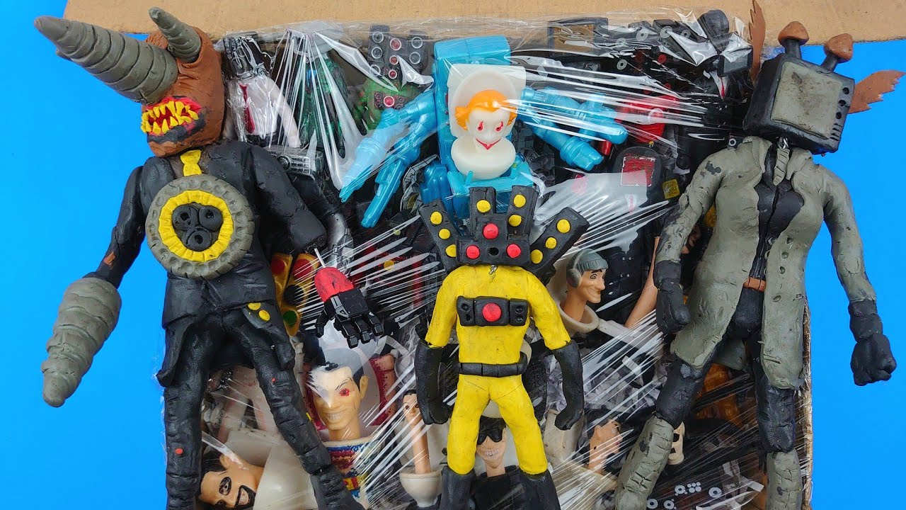 DIY Unboxing Cursed Drill man vs Speakerman yellow | Mexican skibidi ...