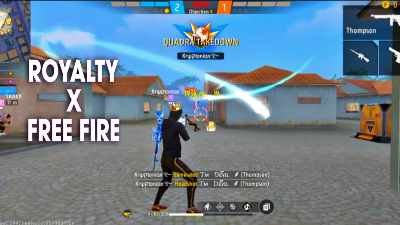 ROYALTY X FREE FIRE - YouTube