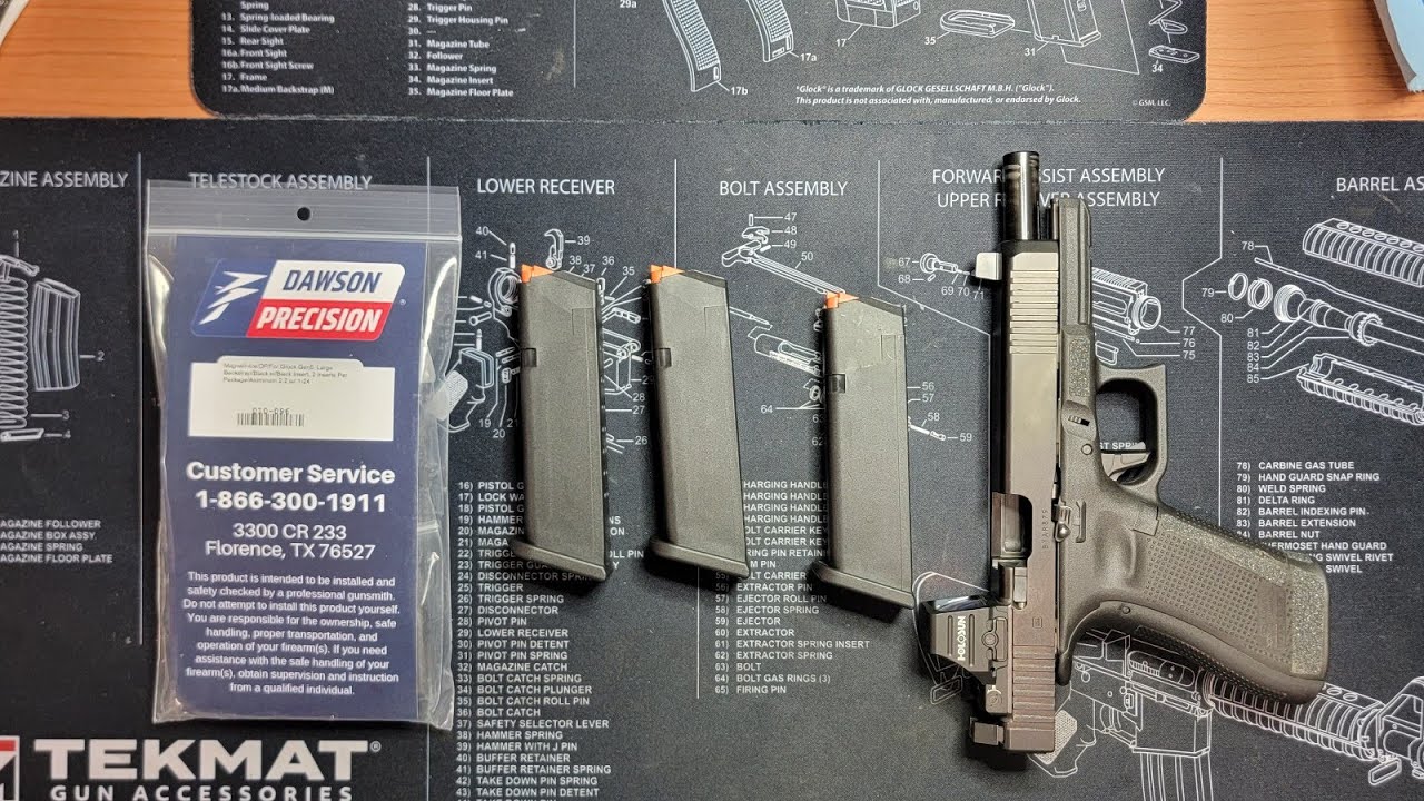Dawson Precision Magwell install on the Gen 5 Glock 34 with the large ...