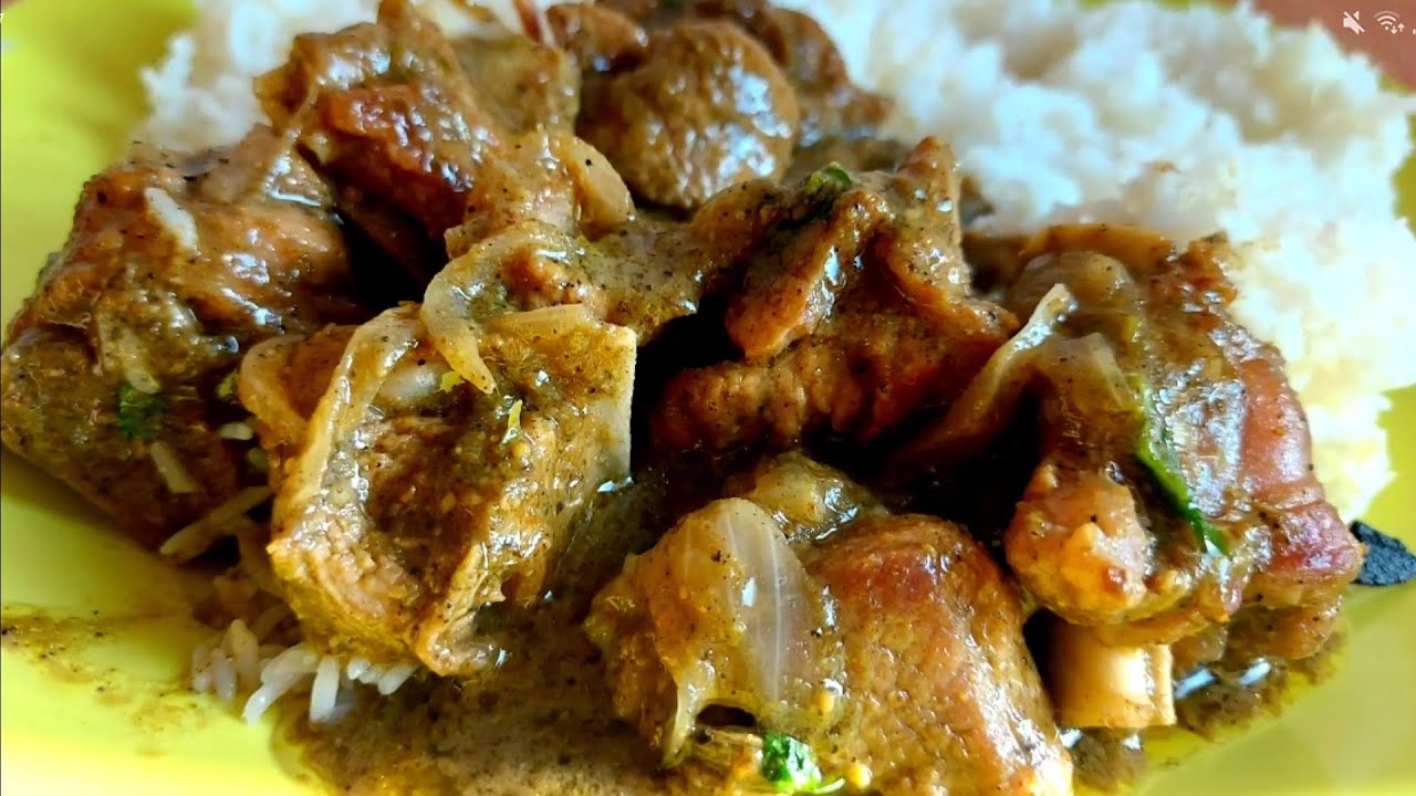 MUTTON AFGHANI/SIMPLE MUTTON RECIPE/RECIPE 28 - YouTube