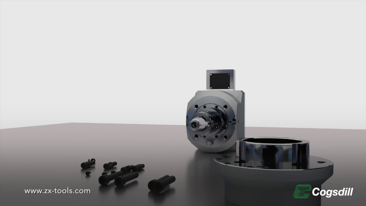 Cogsdill ZX420 Facing and Contouring Head Assembly - YouTube