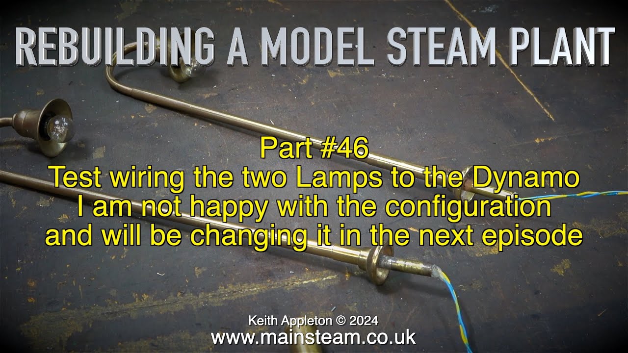 REBUILDING A MODEL STEAM ENGINE PLANT - PART #46 - YouTube