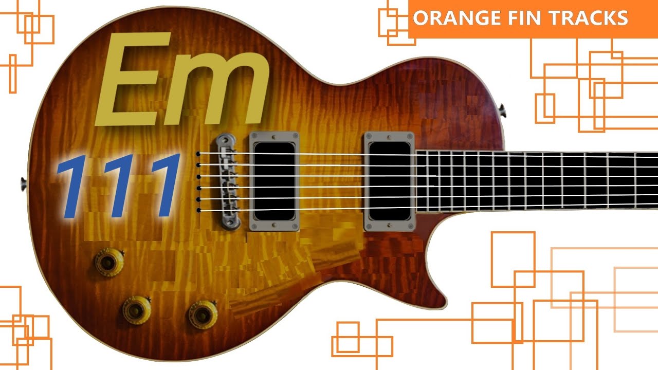 111 Energetic Hard Rock Backing Track in Em - YouTube