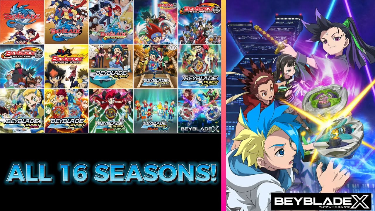 All Beyblade Seasons in Order (2001–2025) 🔥 - YouTube