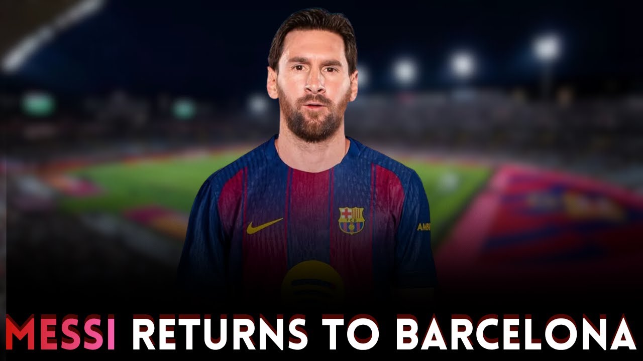 Messi Steps Back Into Barcelona After Years! - YouTube