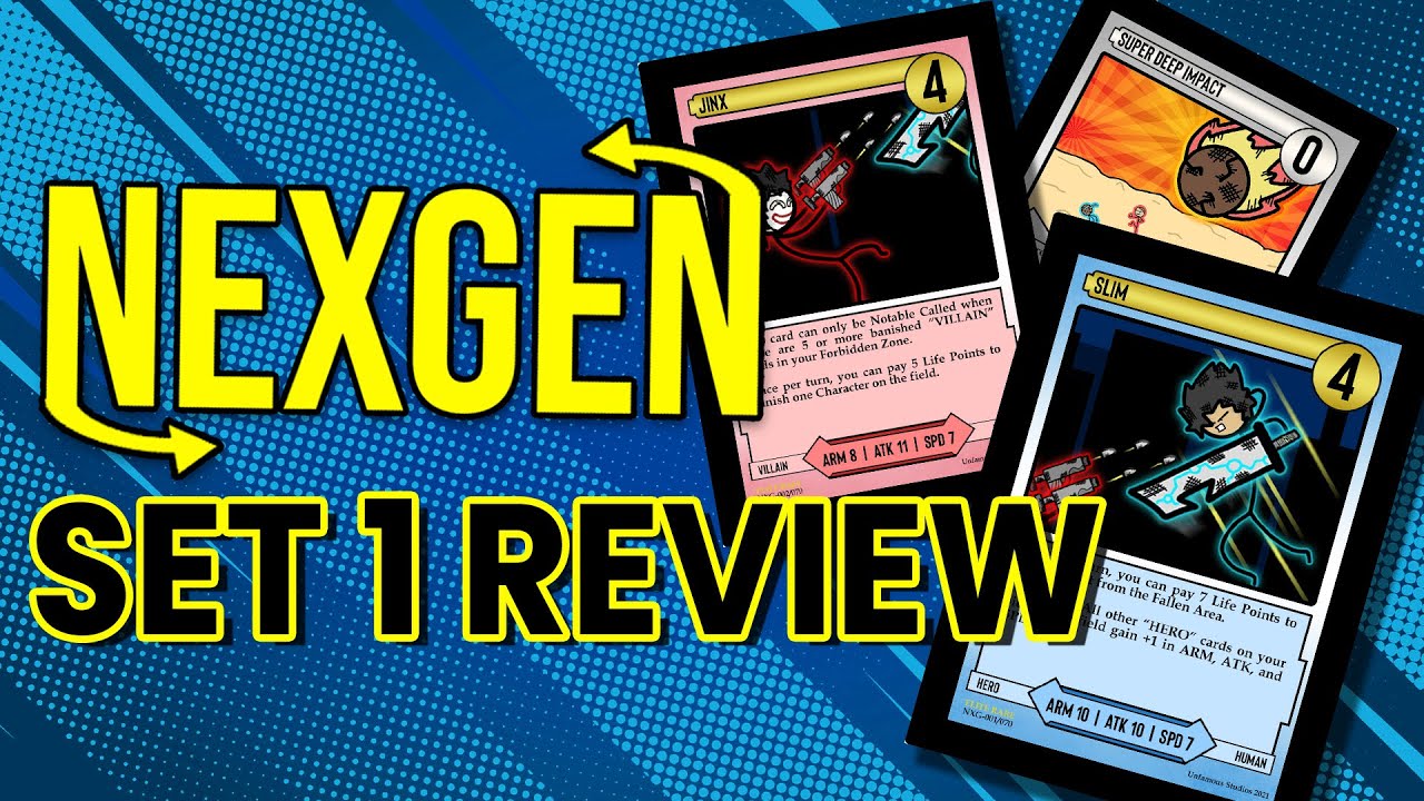 NEXGEN TCG SET 1 REVIEW - YouTube