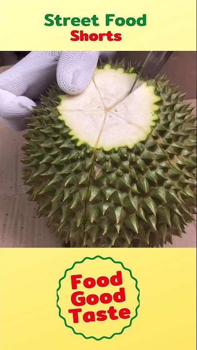 Shorts - How to Cut Durian Fruit very easy at Home King of Fruit Thai ...