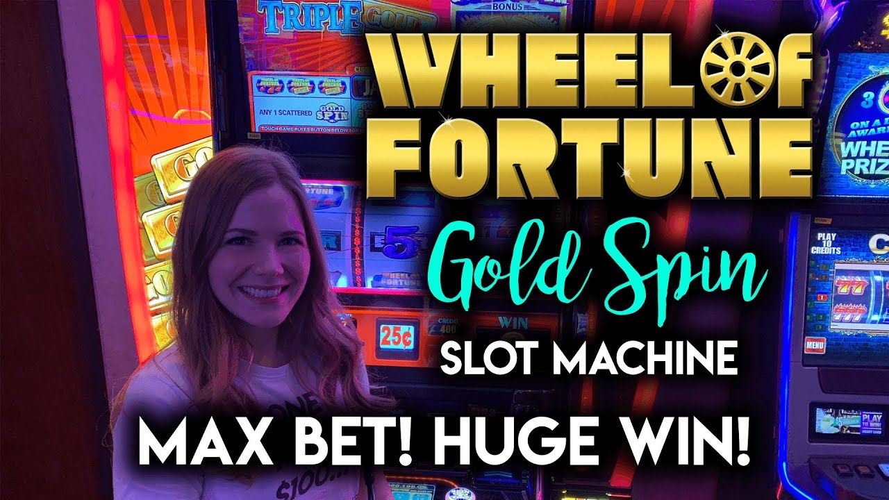HUGE WIN! Going for GOLD on Wheel of Fortune Gold Spin! Slot Machine ...