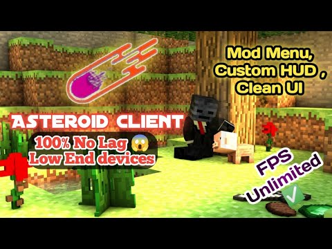 Asteroid Client V2 For Minecraft PE 1.19+!! FPS Boost Client For MCPE ...
