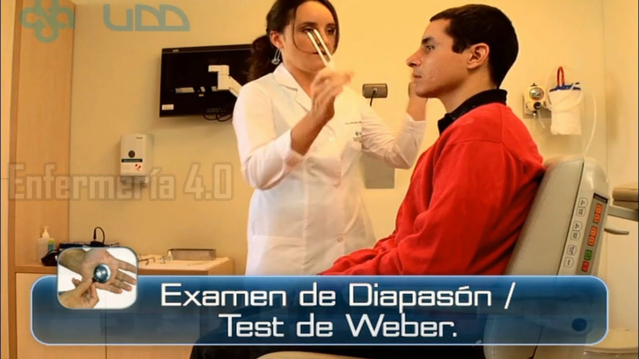🌟EXAMEN DE DIAPASÓN | TEST DE WEBER🌟 - YouTube