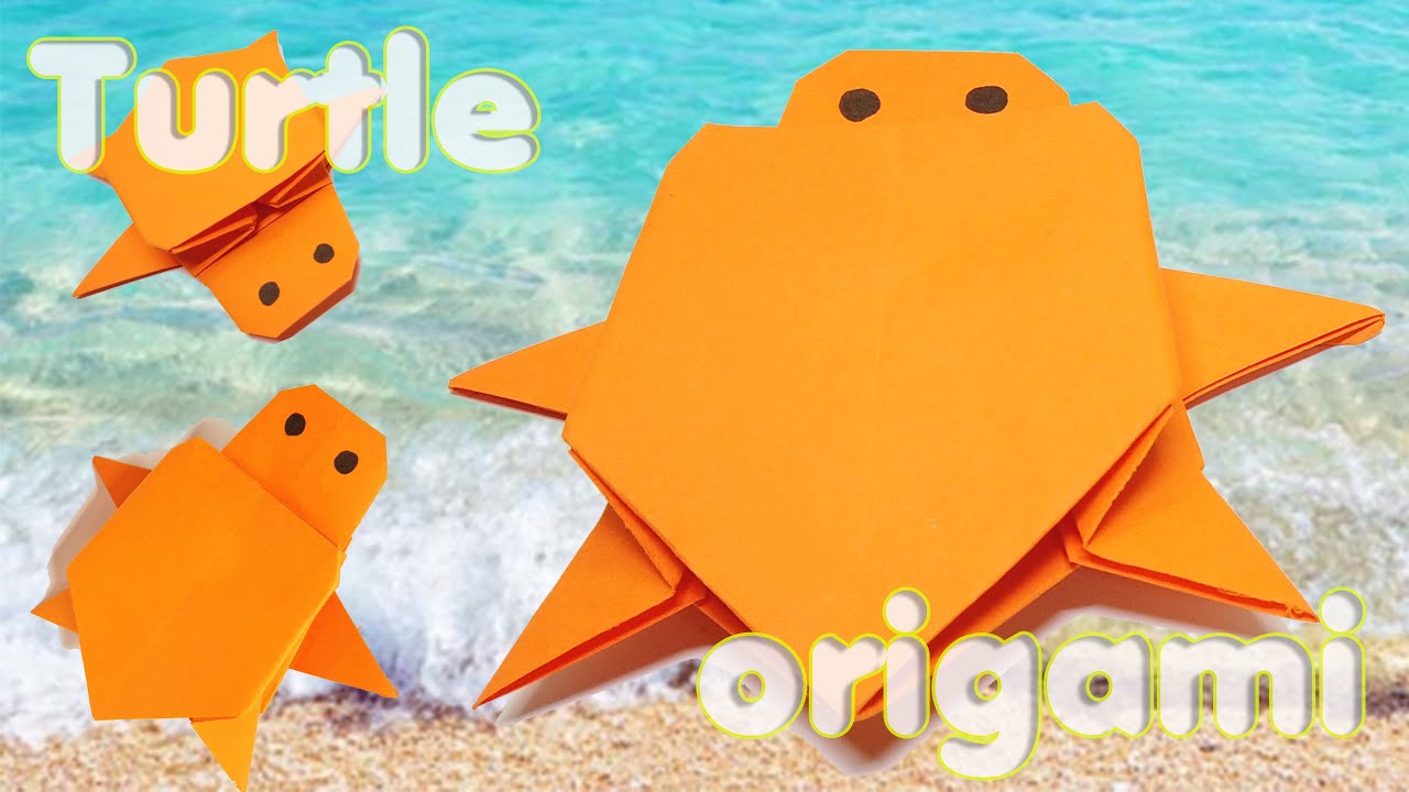 Simple paper turtle How to make origami turtle DIY - YouTube