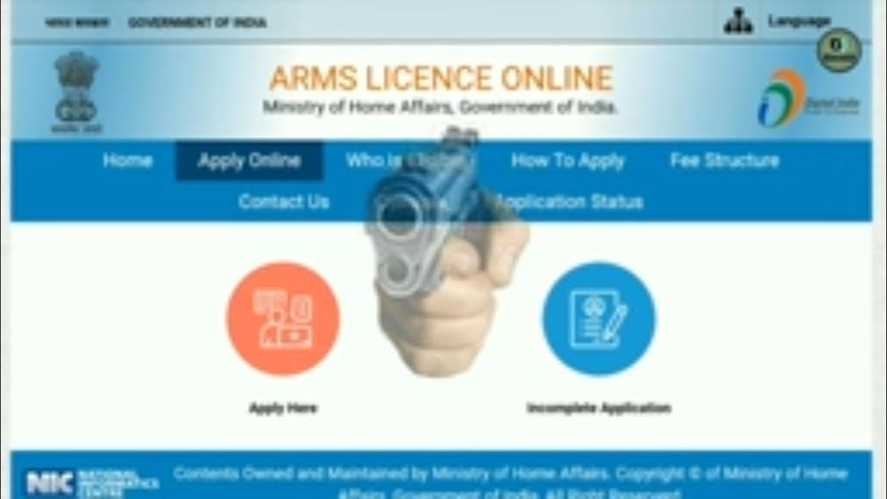 How To Arms Licence Online Apply For Arms Licence Online How To Get Gun how-to-arms-licence-online-apply-for-arms-licence-online-how-to-get-gun