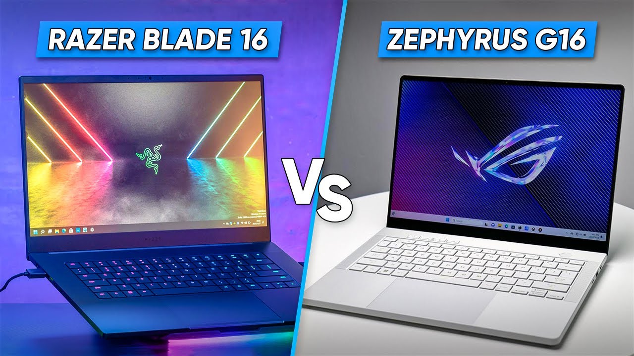 ROG Zephyrus G16 Vs Razer Blade 16 | The war in OLED - YouTube