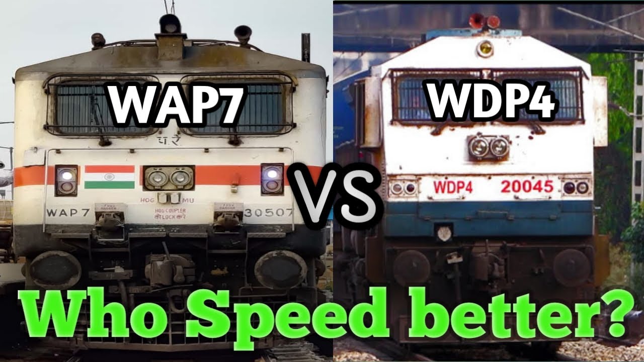 WAP7 vs WDP4 Which is more faster and Powerful? - YouTube