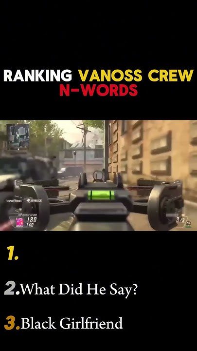 Ranking Vanoss Crew N-Words - YouTube