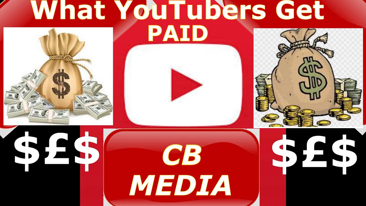 CB Media's Money Exposed, What YouTuber's Get Paid. You Ask, I Show ...