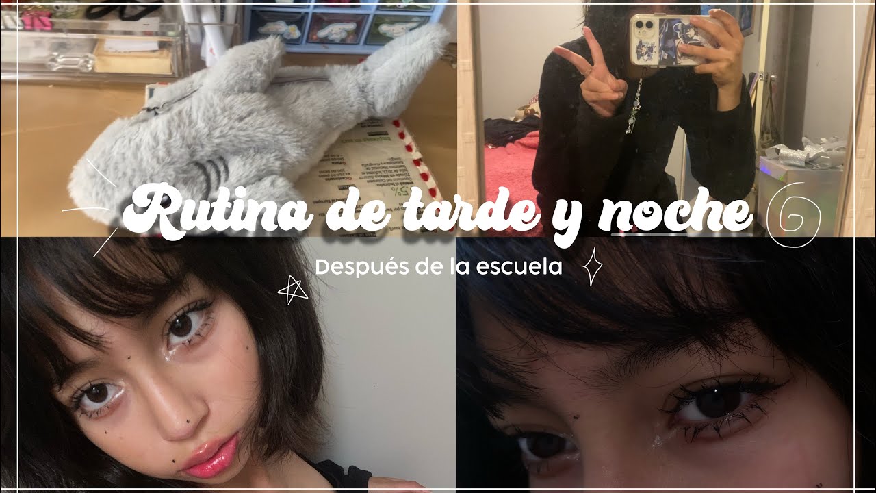 Rutina de tarde y noche después del colegio 💗🖇️ | 01 | Huthaii - YouTube