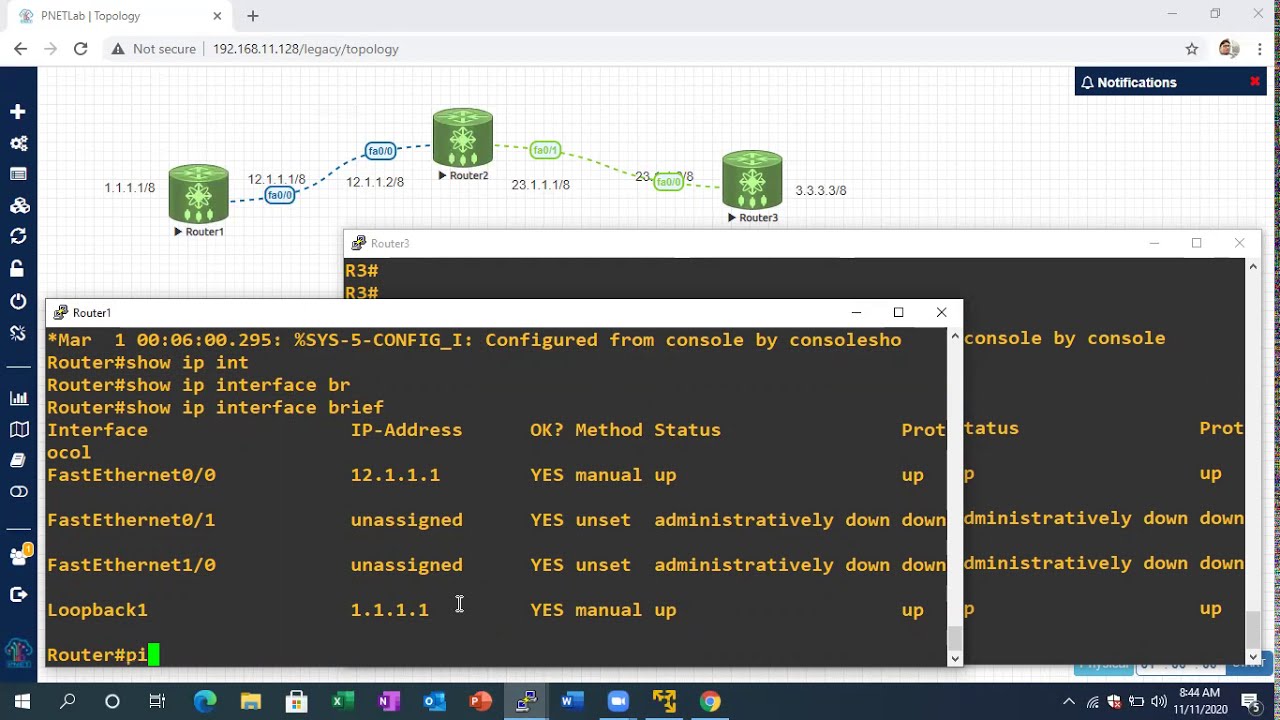 Class-3-EBGP-Multihop | BGP Neighbor ship using Loopback - YouTube