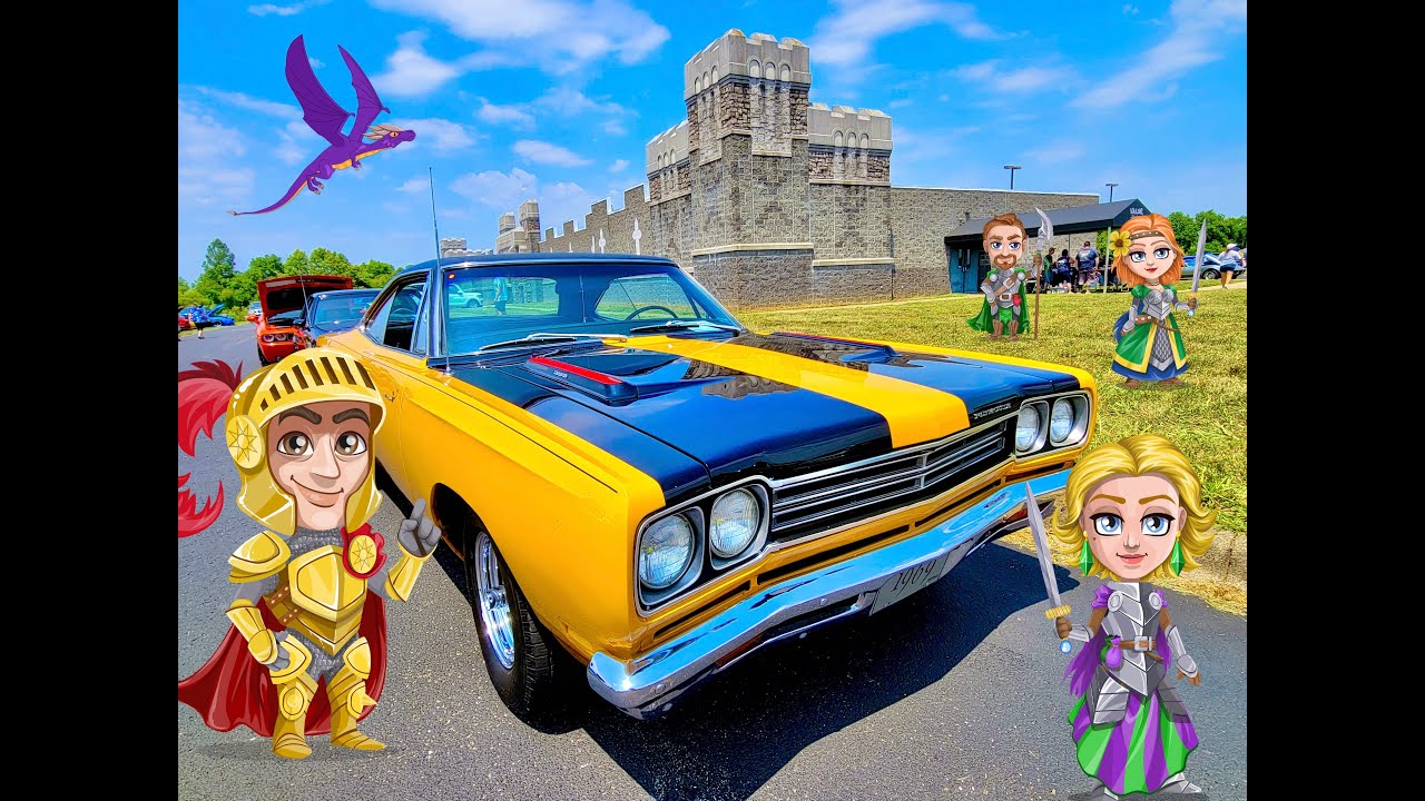CASTLE CAR SHOW. A CAR SHOW FIT FOR A KING OR QUEEN. - YouTube