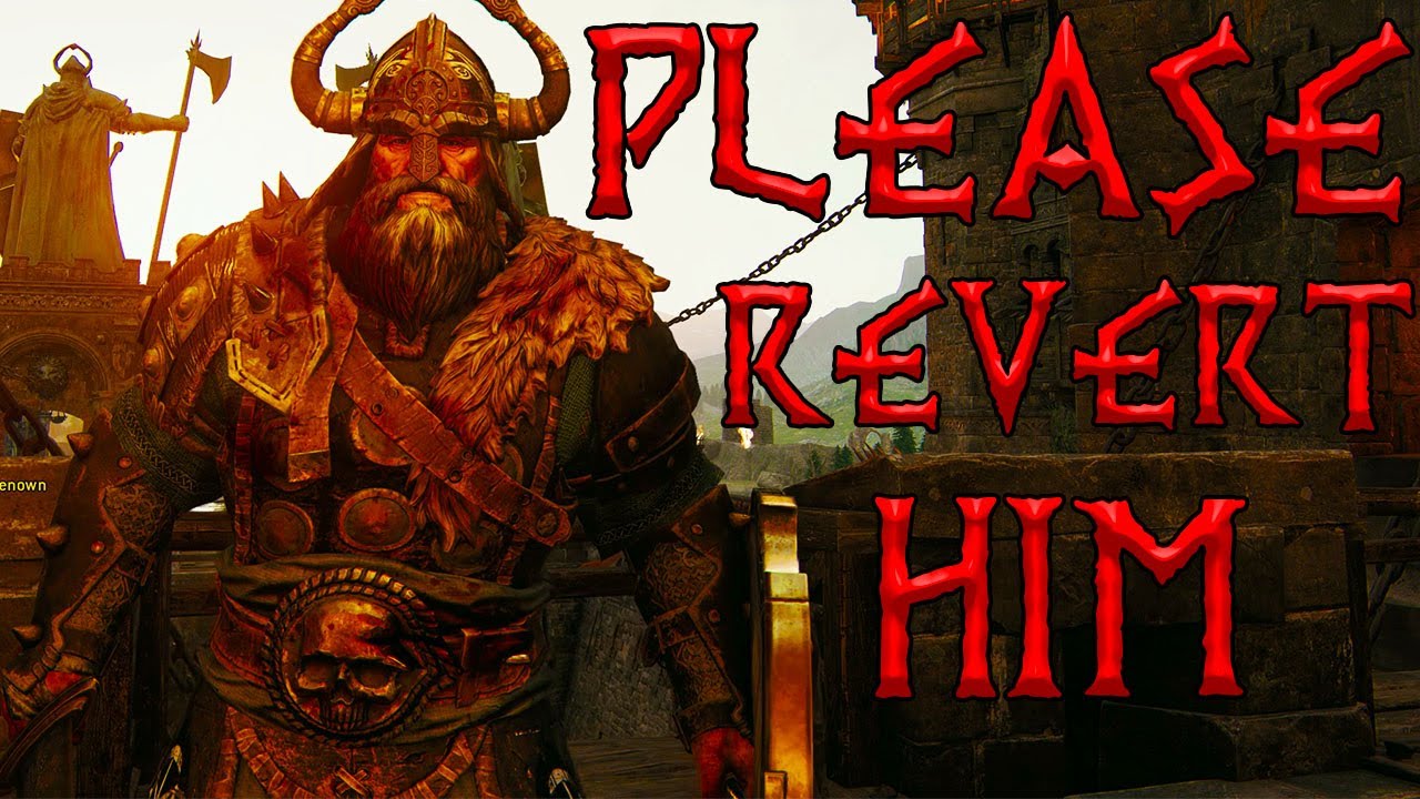 PLEASE REVERT WARLORD TO HIS OLDER SELF!!! | For Honor | Warlord - YouTube