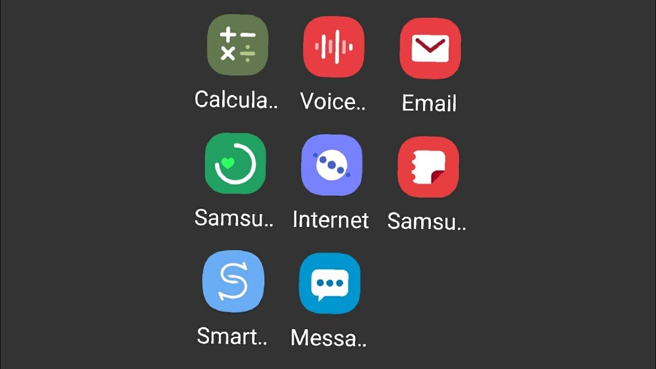 Note 9 - UPDATE! New Samsung Icons! - YouTube