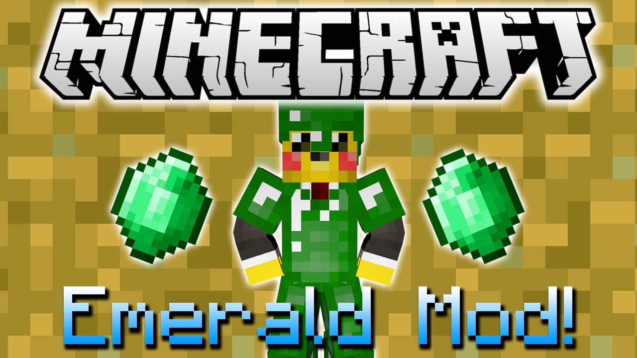 MINECRAFT - EMERALD MOD! - YouTube